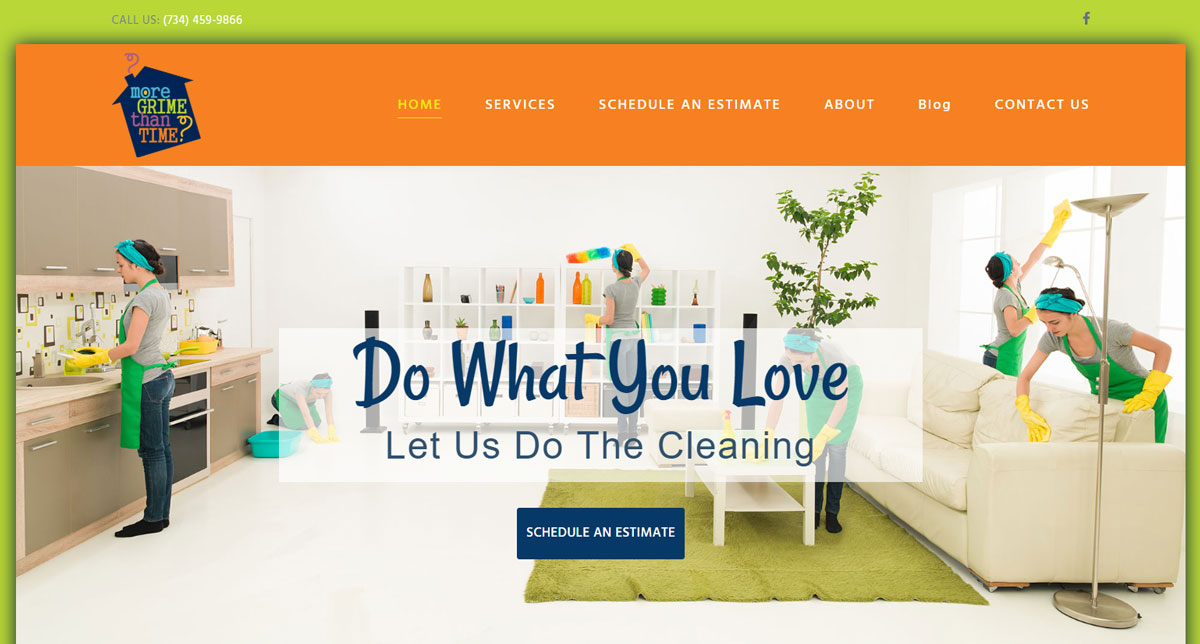 About More Grime Than Time - Michigan Cleaning Company